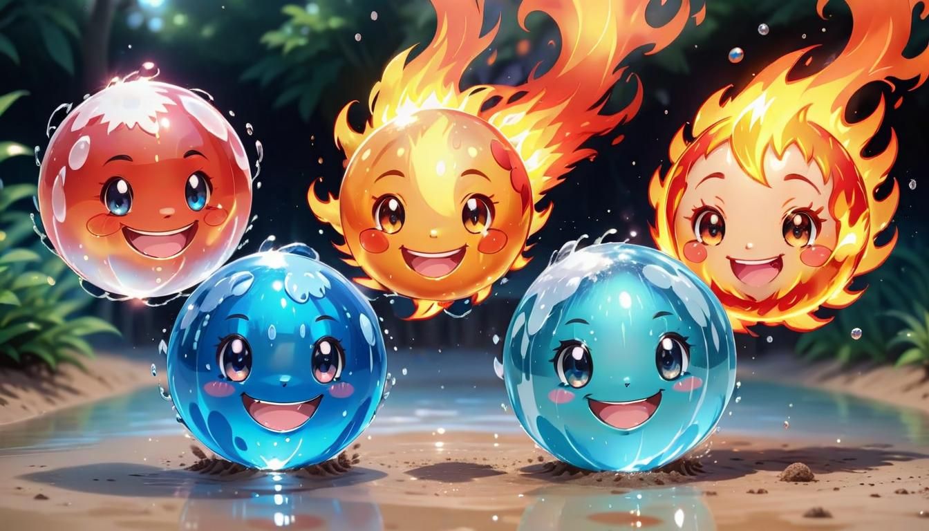 Cute Little Elements - AI Generated Artwork - NightCafe Creator