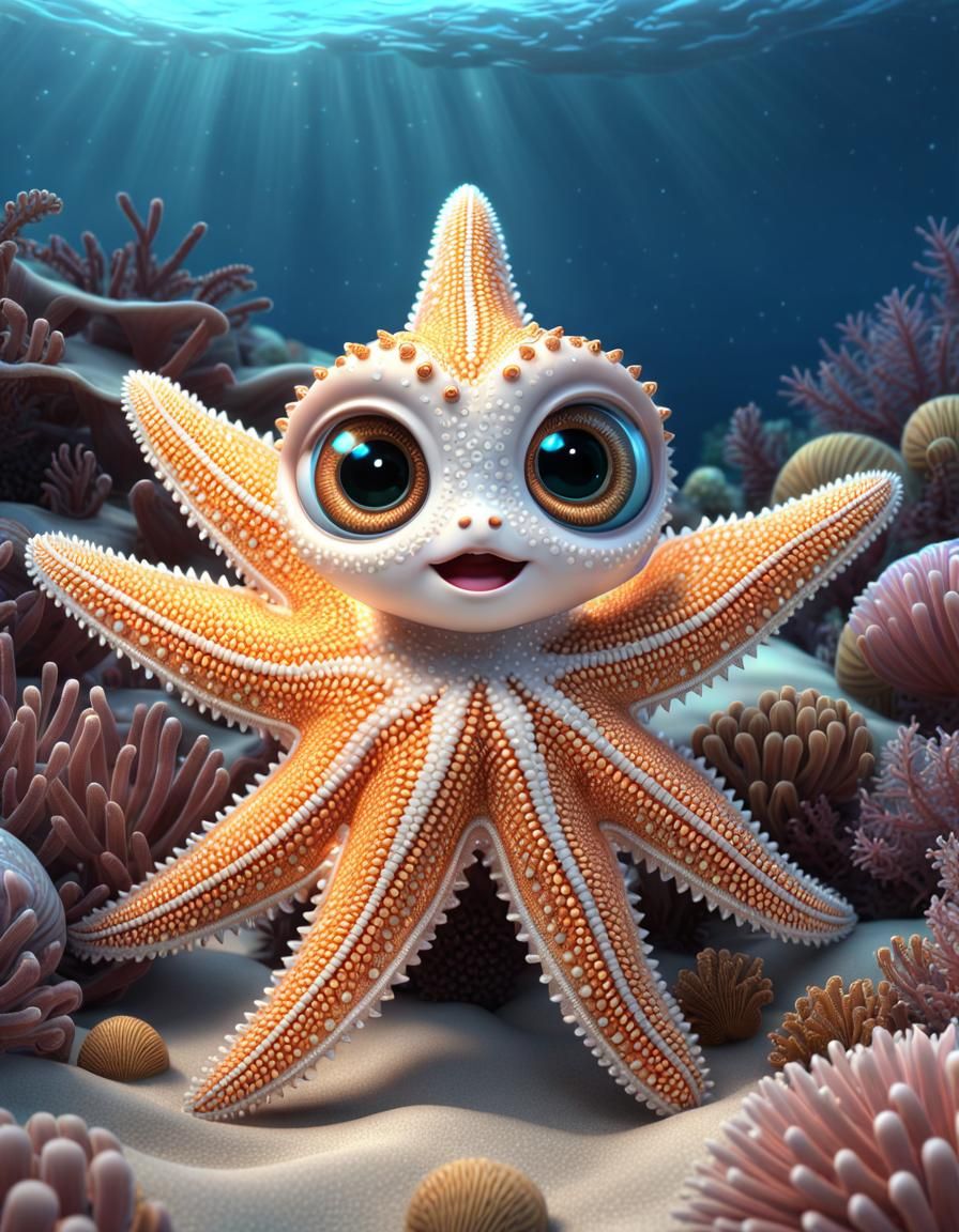 Star Fish - AI Generated Artwork - NightCafe Creator