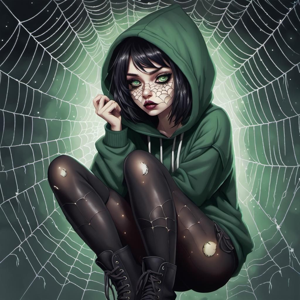 Spiderweb. - AI Generated Artwork - NightCafe Creator
