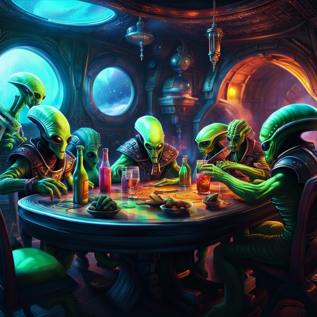 Alien space pirates - AI Generated Artwork - NightCafe Creator