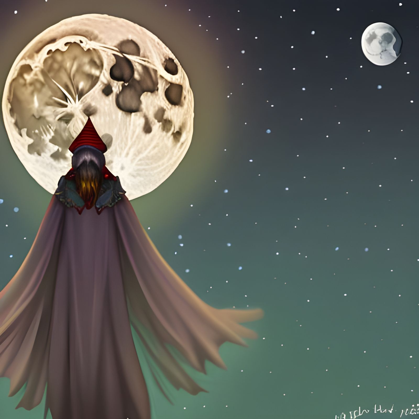Moon Wizard - AI Generated Artwork - NightCafe Creator