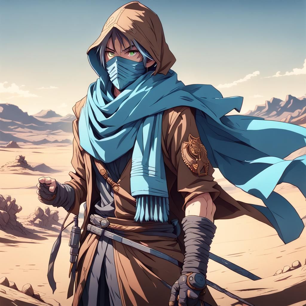 Desert Fantasy Sheriff (Anime) - AI Generated Artwork - NightCafe Creator