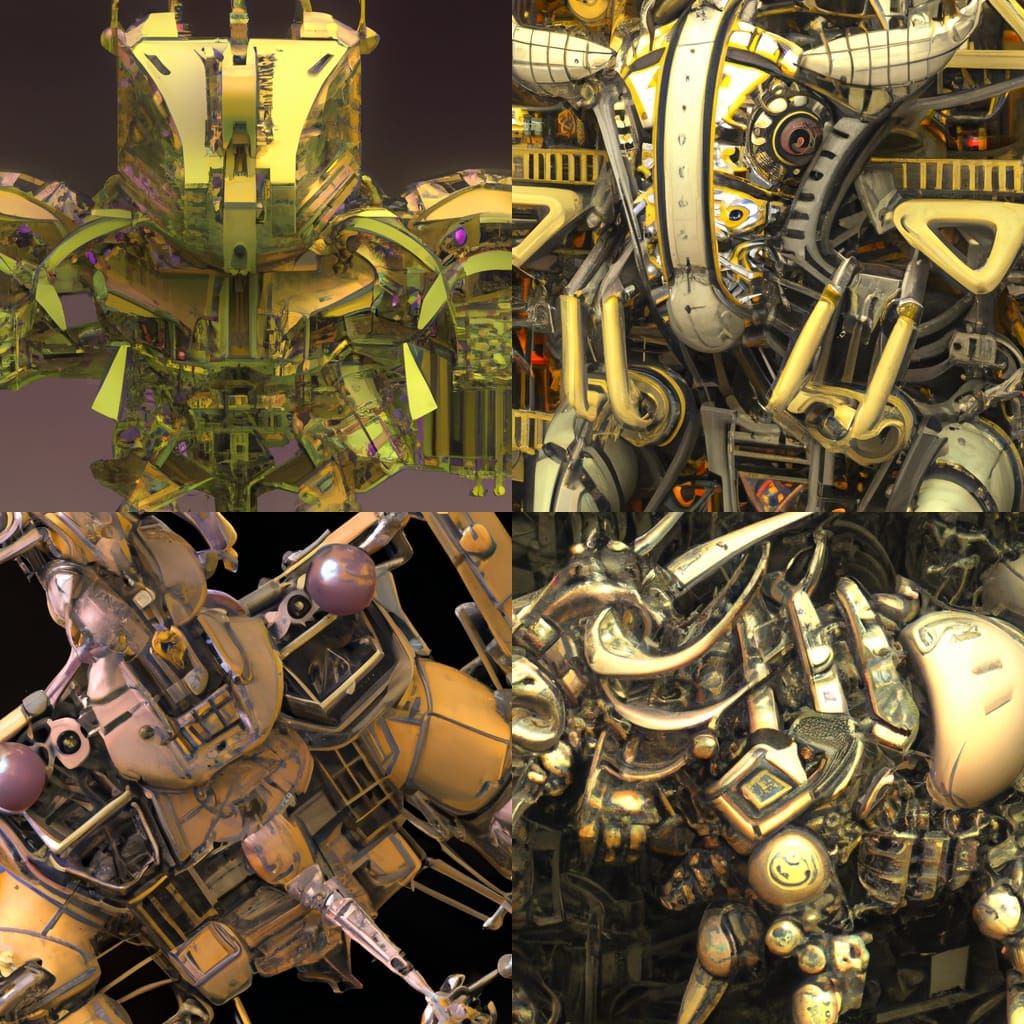 Cow Mech - AI Generated Artwork - NightCafe Creator