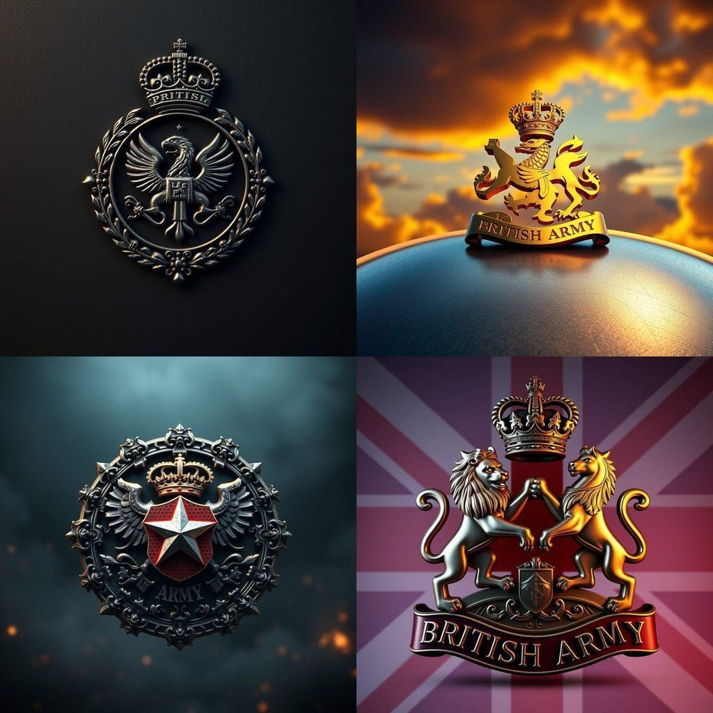 A roblox British Army logo - Epic British Army Logo in 3D Ga...