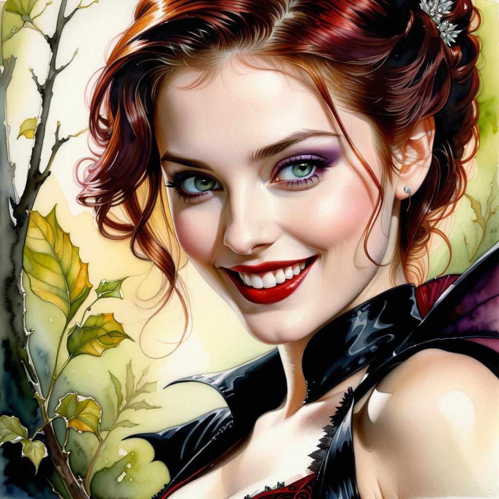 Esme Cullen Vampire - AI Generated Artwork - NightCafe Creator