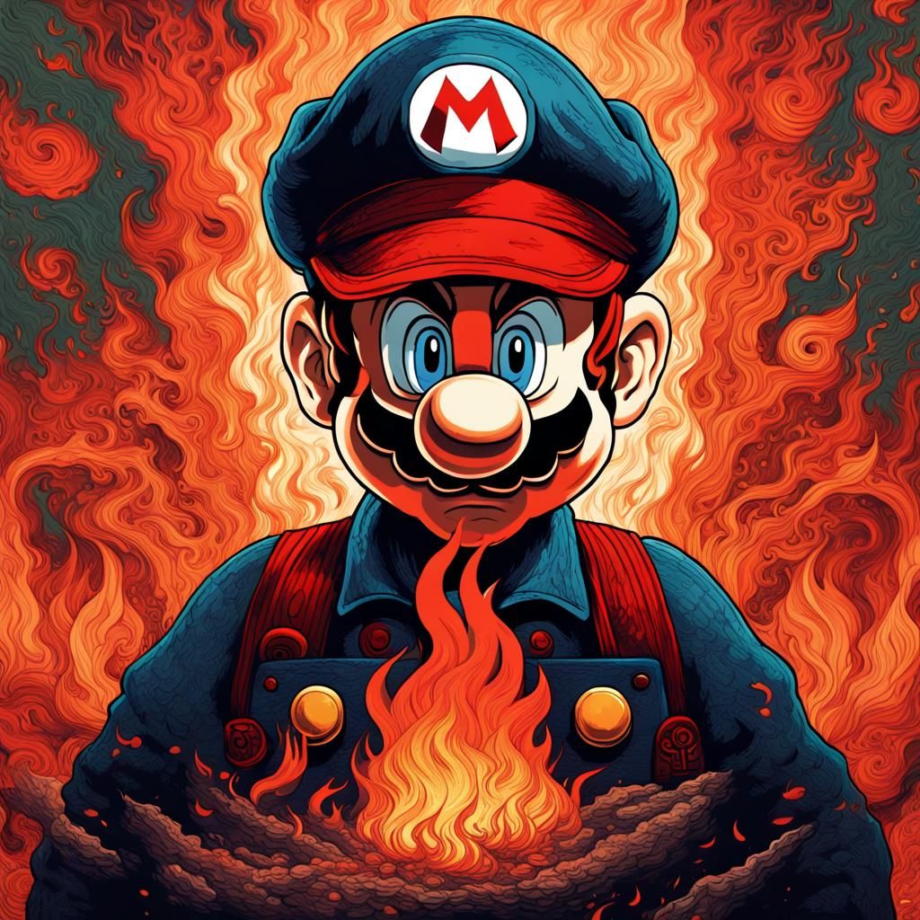 Evil Mario 2 - AI Generated Artwork - NightCafe Creator