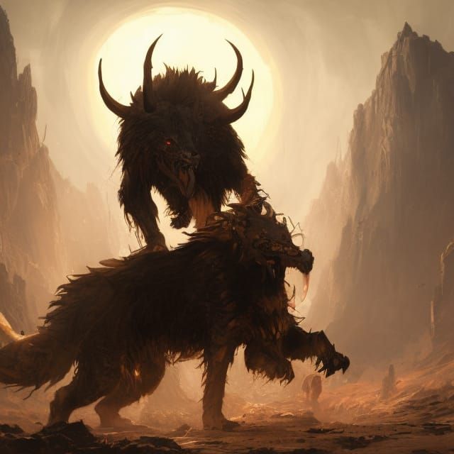 Hellhounds 3 - AI Generated Artwork - NightCafe Creator