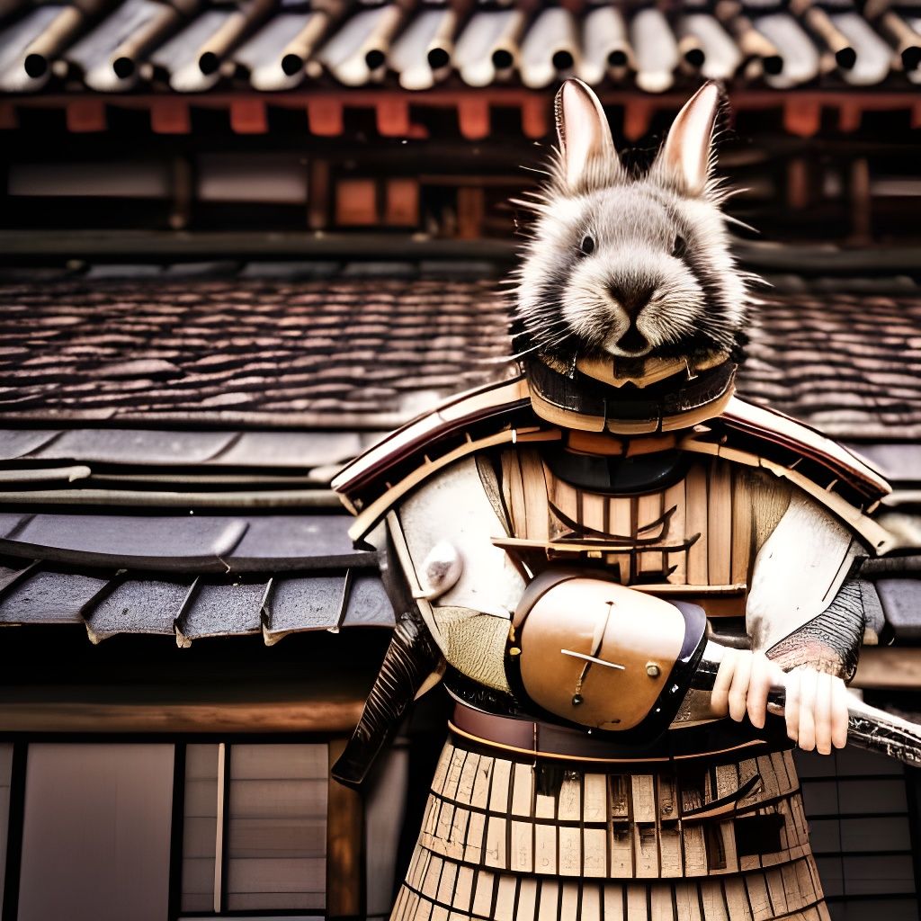 Ninja Rabbit - AI Generated Artwork - NightCafe Creator