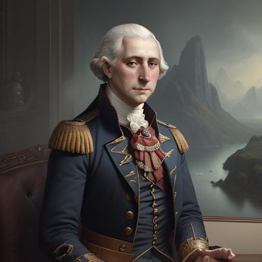 George washington - AI Generated Artwork - NightCafe Creator
