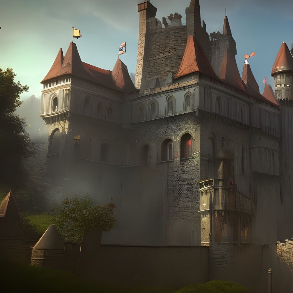 Medieval Castle - AI Generated Artwork - NightCafe Creator