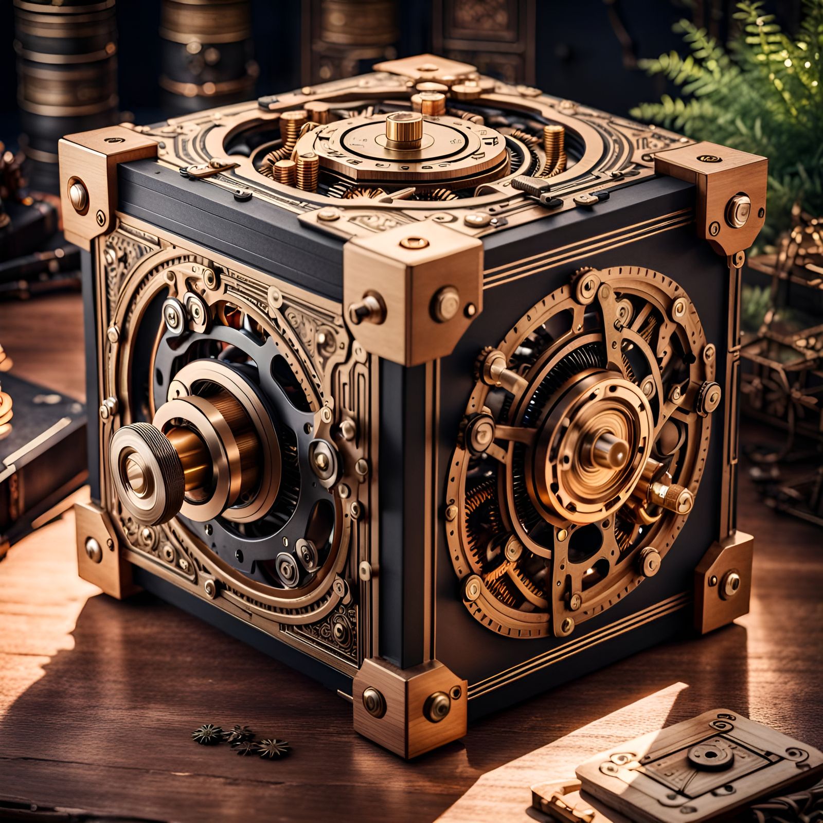 the mythical puzzle box - AI Generated Artwork - NightCafe Creator