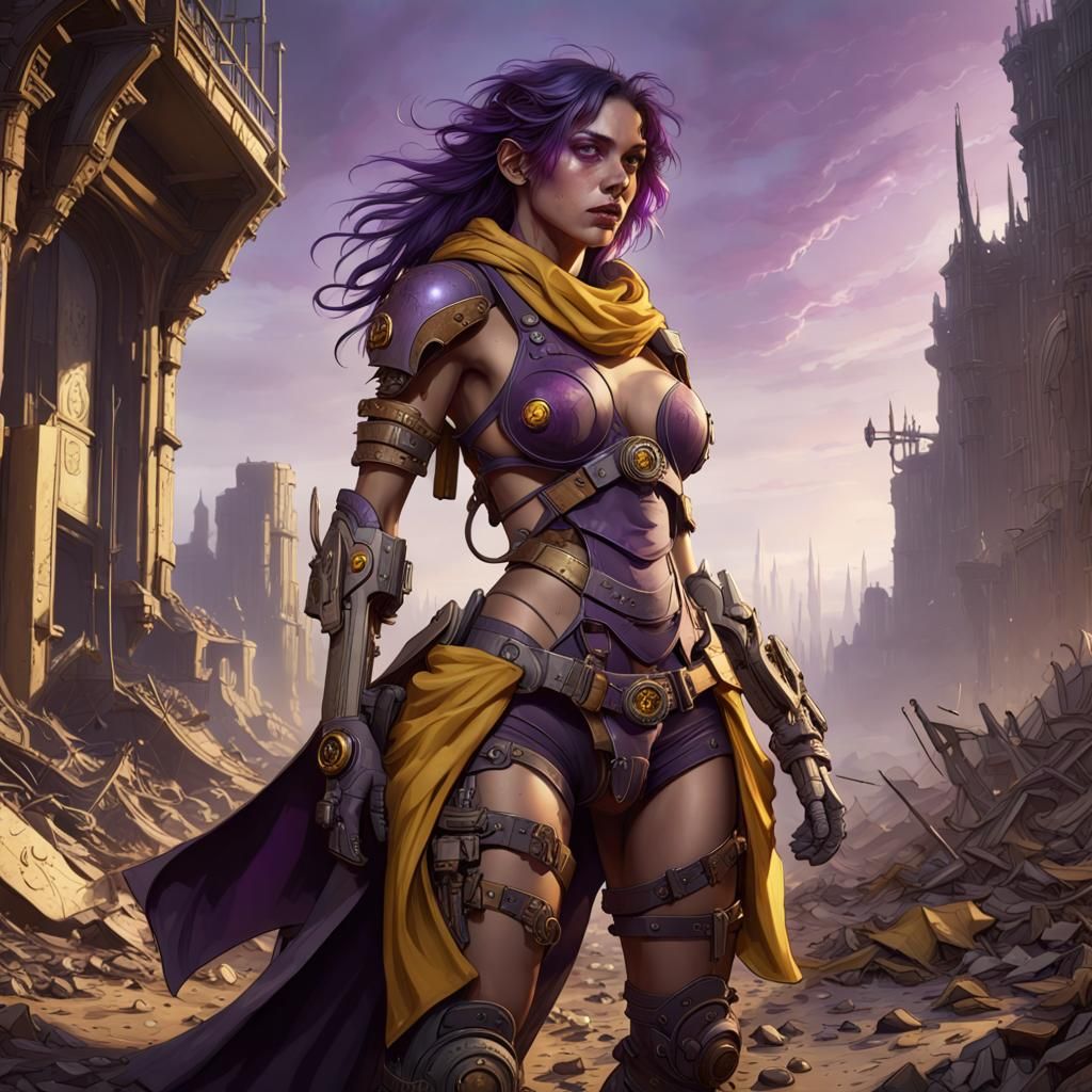 wasteland scavenger - AI Generated Artwork - NightCafe Creator