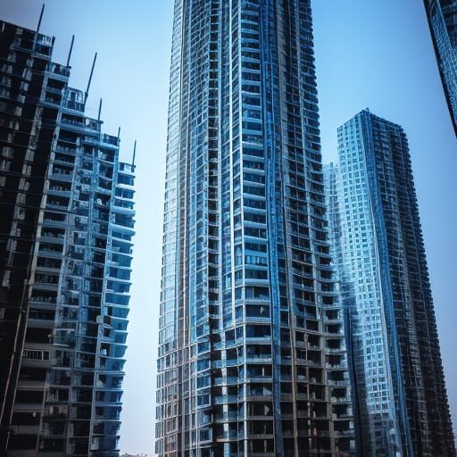 kilometer tall building (skyscrapers part 16) - AI Generated Artwork ...