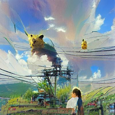 Pikachu land - AI Generated Artwork - NightCafe Creator