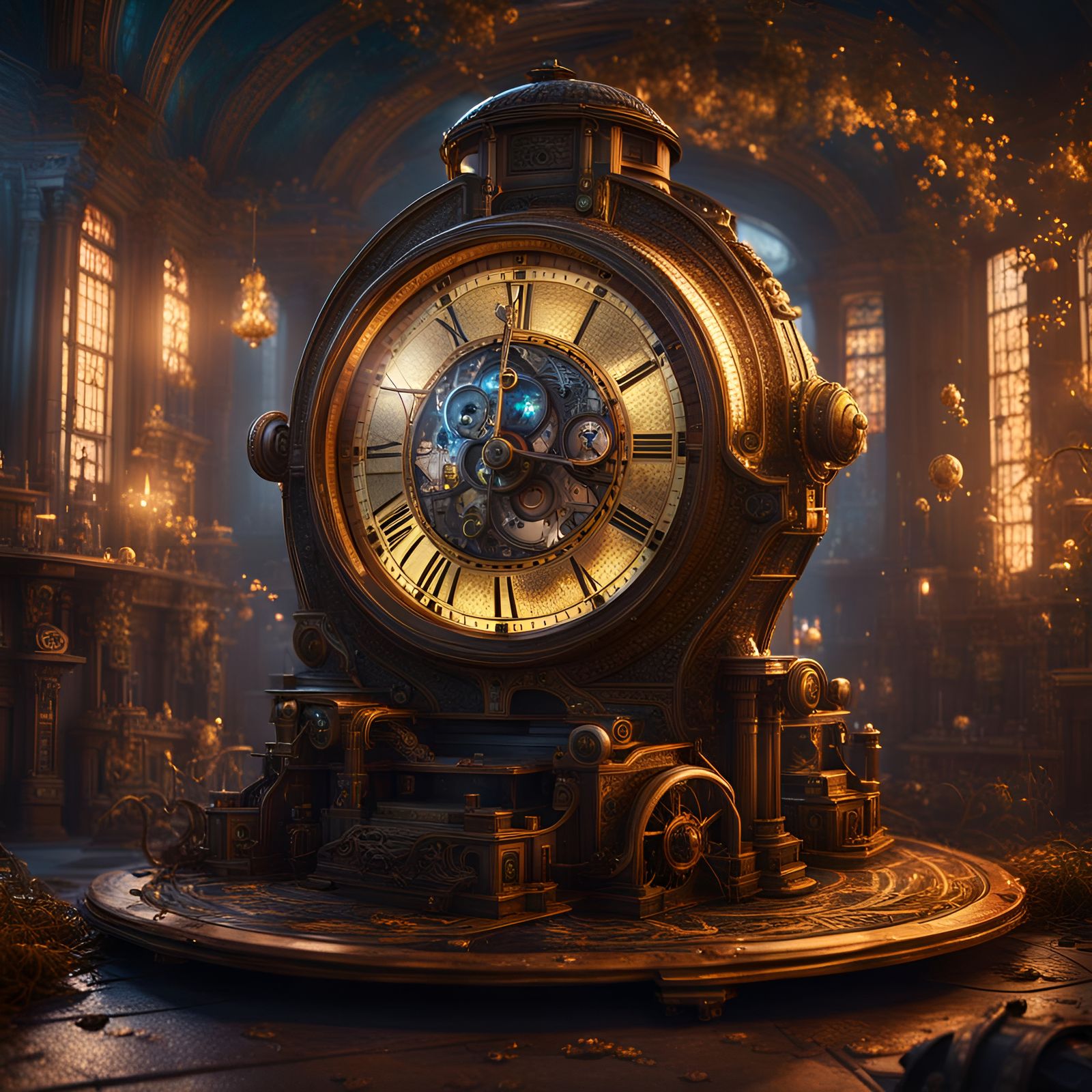 The Illusion Of The Time Machine... - AI Generated Artwork - NightCafe ...