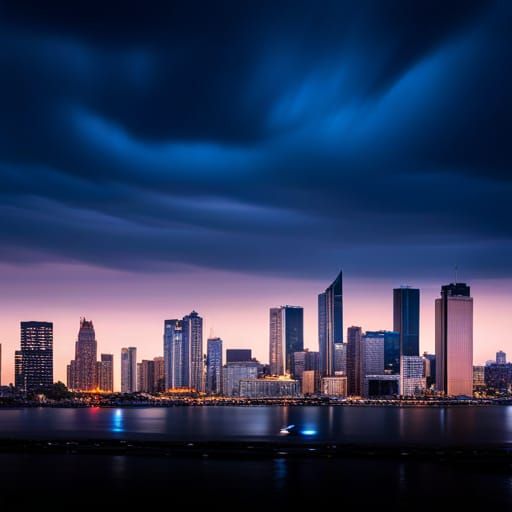Foreboding Cityscape - AI Generated Artwork - NightCafe Creator
