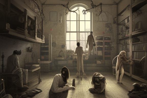 Asylum - AI Generated Artwork - NightCafe Creator