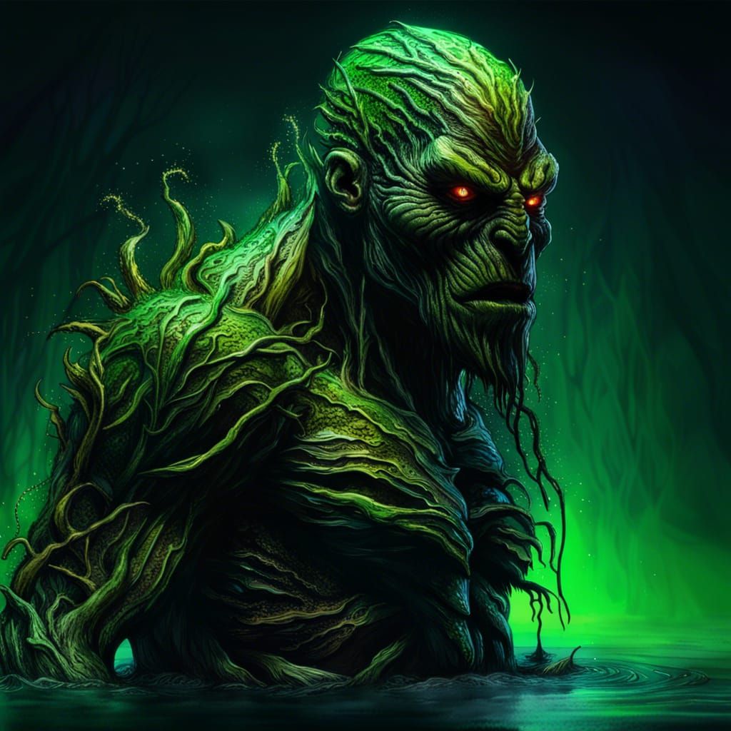 evil Swamp thing - AI Generated Artwork - NightCafe Creator