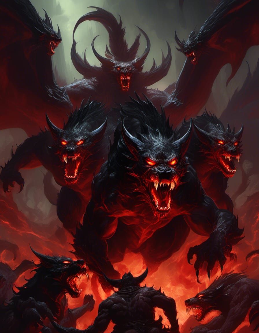 Hell Beasts - AI Generated Artwork - NightCafe Creator