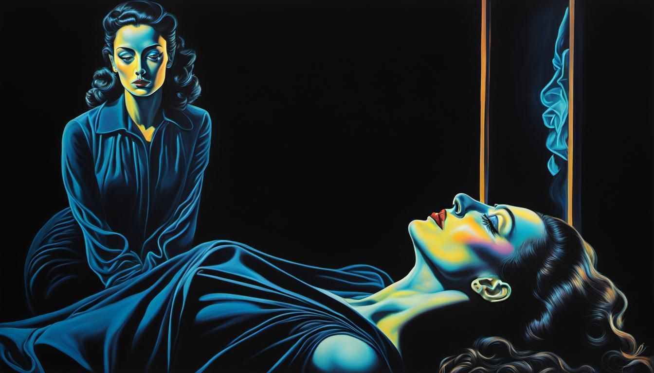 Image: Mourning. She left us. /2 - AI Generated Artwork - NightCafe Creator