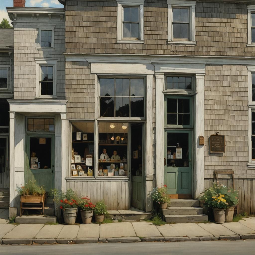 New England Village Storefront - New England Village Storefr...