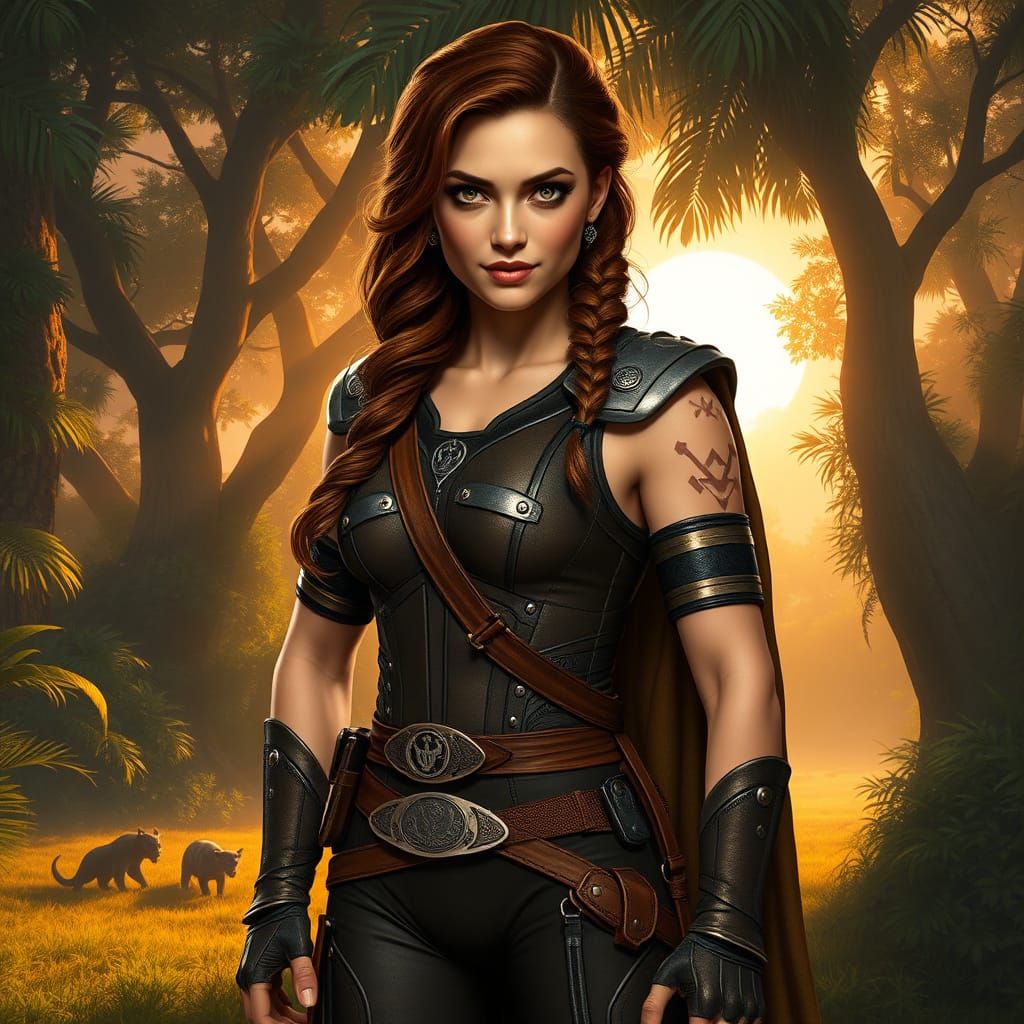 Regal Warrior Princess in Star Wars Universe - AI Art