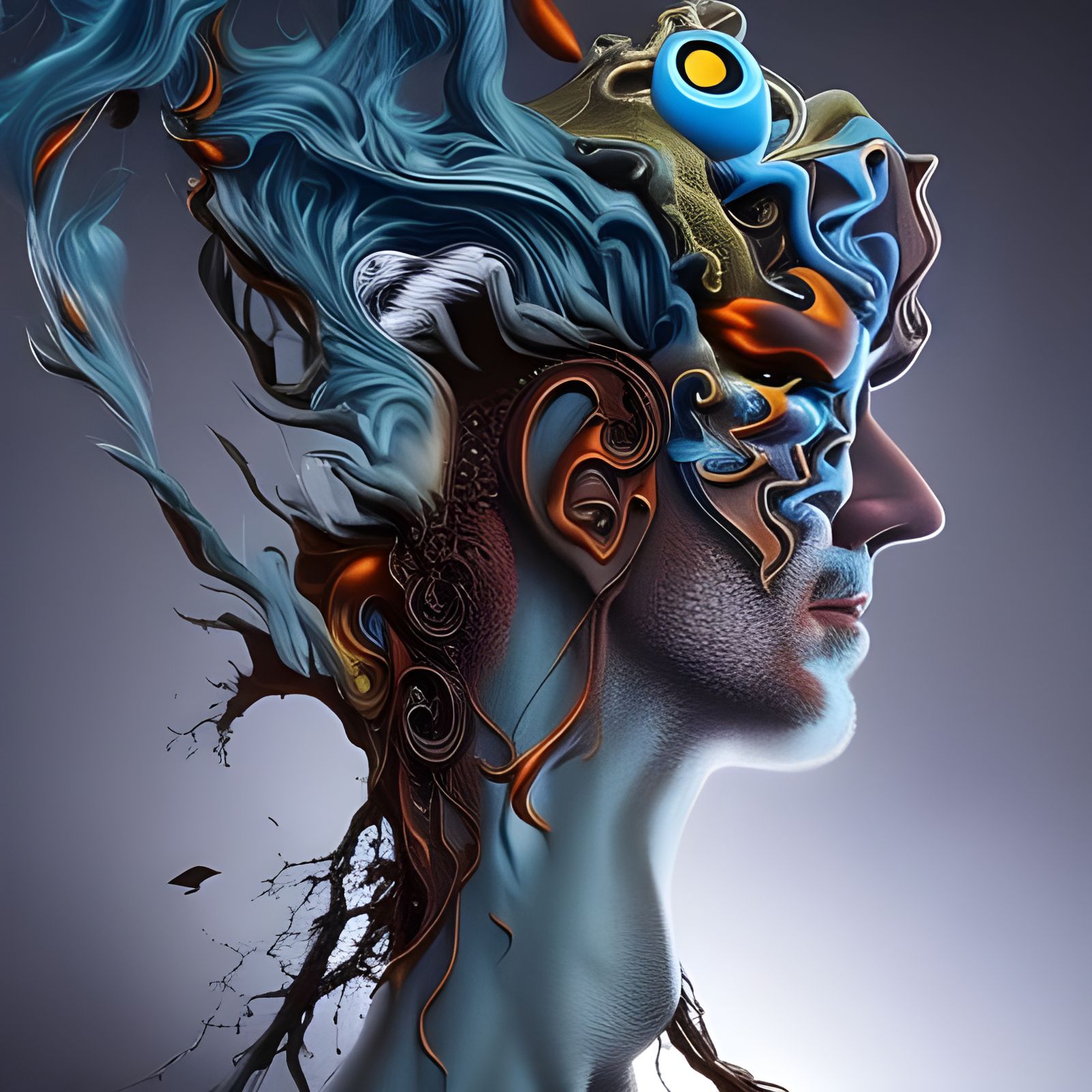 Tormented Thoughts - AI Generated Artwork - NightCafe Creator