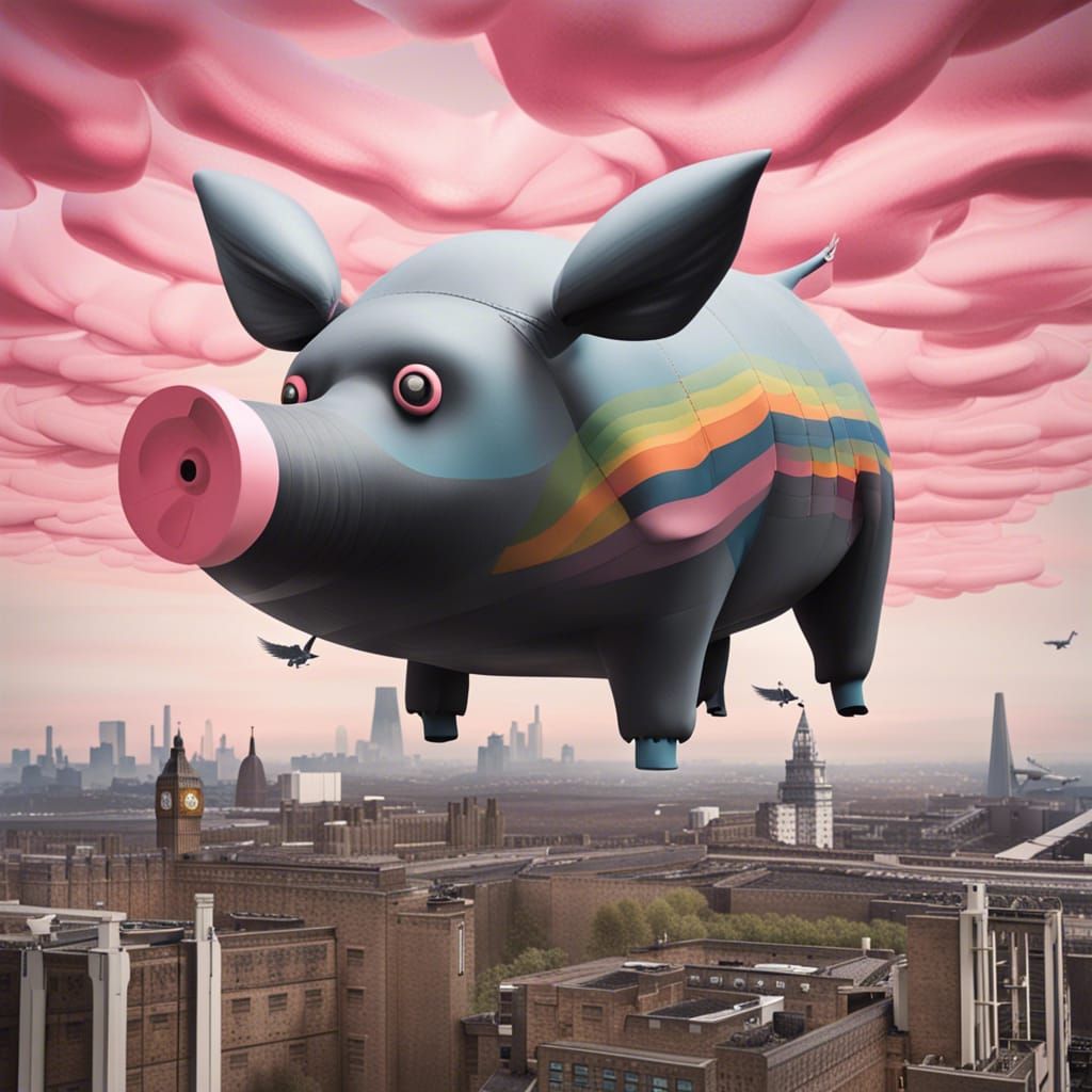 Inspiration by the album 'Animals' by Pink Floyd - AI Generated Artwork ...