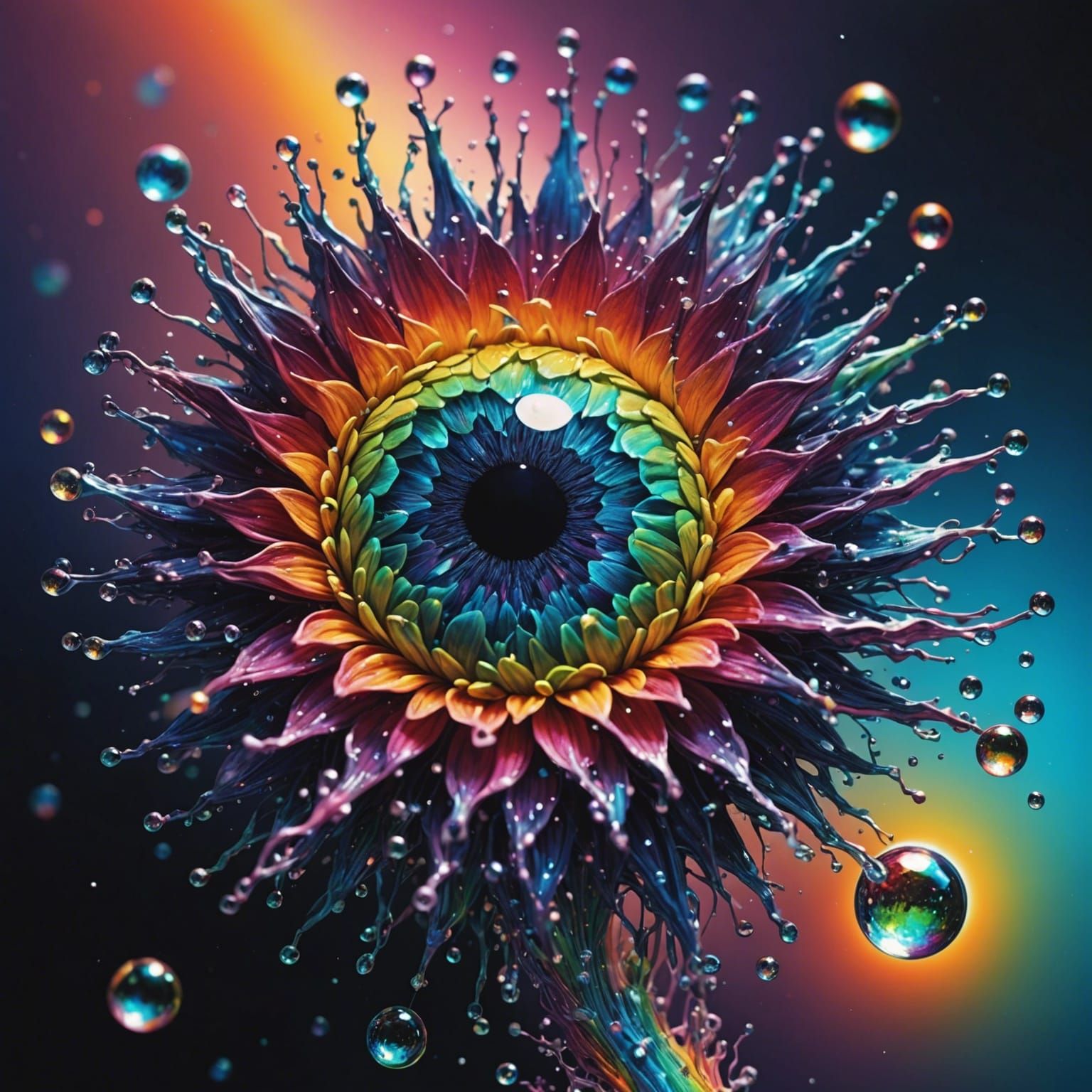 iridescent eye candy - AI Generated Artwork - NightCafe Creator