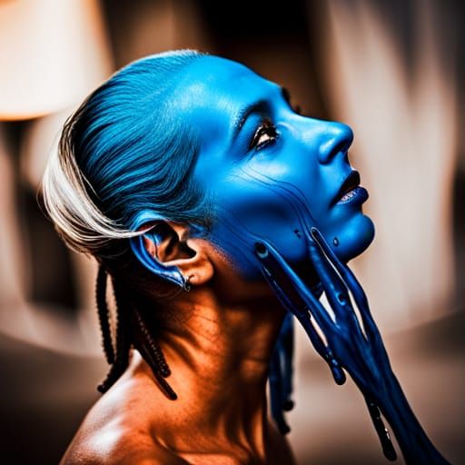 Patty Melts the Supermodel - AI Generated Artwork - NightCafe Creator