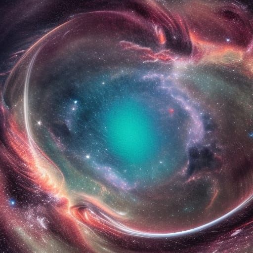 jaint galaxy wave in space - AI Generated Artwork - NightCafe Creator