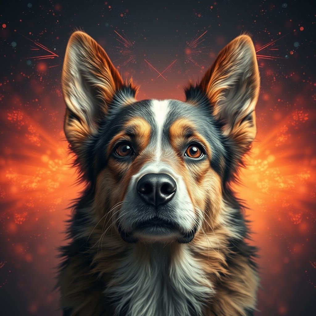 Surreal Dog Vision: Melting World Through Canine E... - AI Art