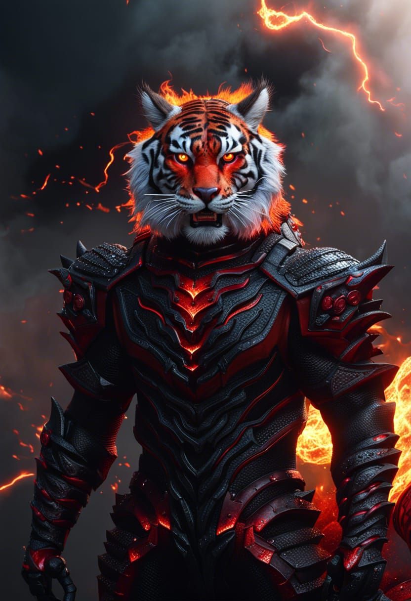 Demonic Tiger #16 : r/nightcafe
