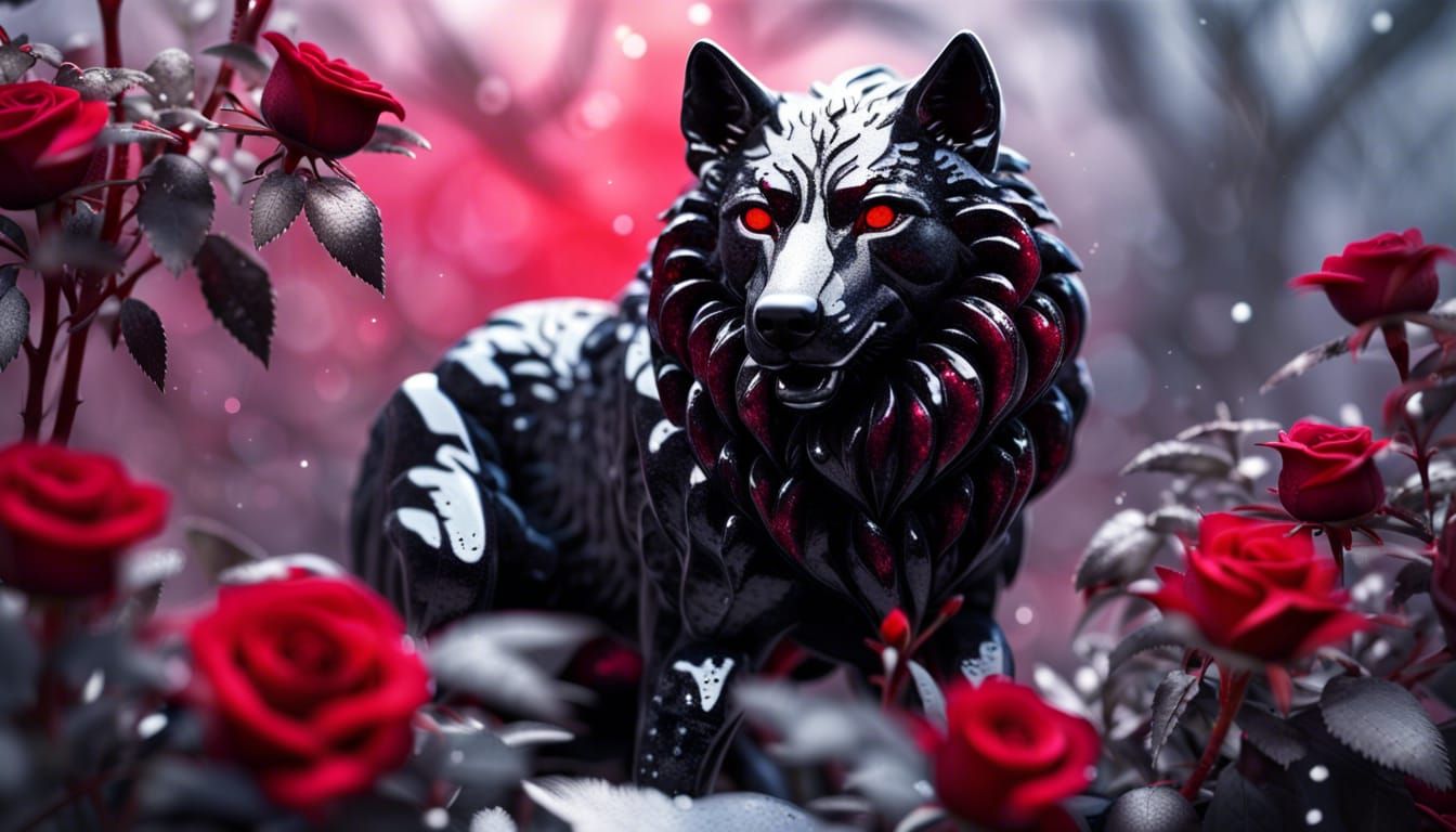 Red and black - AI Generated Artwork - NightCafe Creator