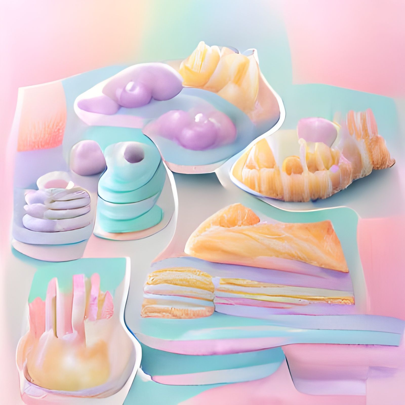 Pastel things - AI Generated Artwork - NightCafe Creator