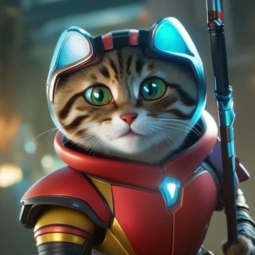 Meow-nty-LORD : Bou-nty Hunter - AI Generated Artwork - NightCafe Creator