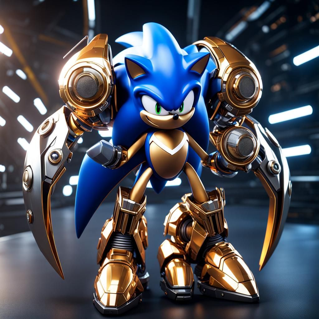 Sonic Enhanced - AI Generated Artwork - NightCafe Creator