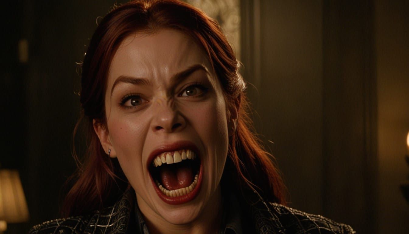 Mary Jane Vampire Reveals Piranha Teeth in Fierce ... - AI Art