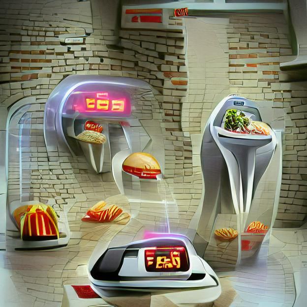Fast Food Future - AI Generated Artwork - NightCafe Creator