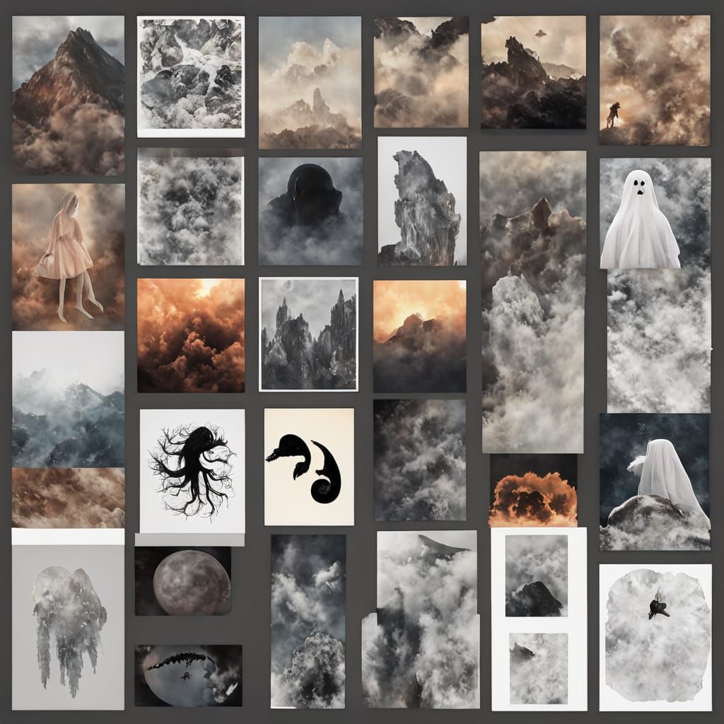 Ghost and Cryptid Mood Board - Ghost and Cryptid Themed Mo...