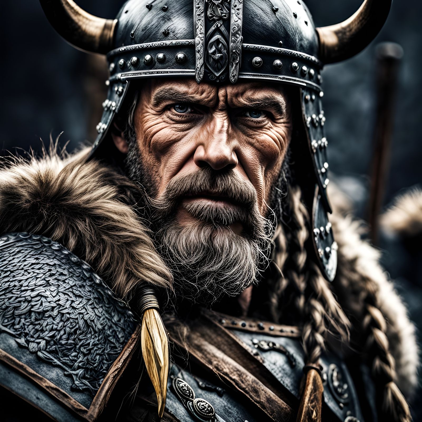 Grizzled Viking Veteran - AI Generated Artwork - NightCafe Creator
