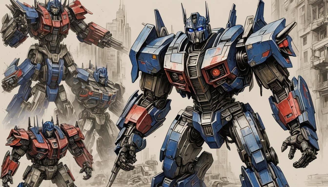 Transformer Concept Art (3) - AI Generated Artwork - NightCafe Creator