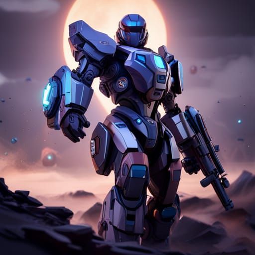 High-tech Mecha - AI Generated Artwork - NightCafe Creator