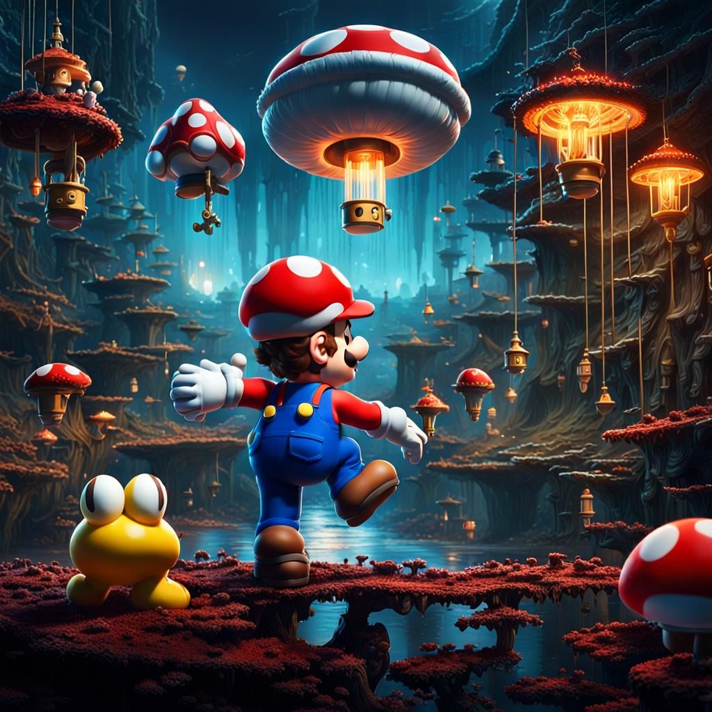 Super Mario Bros - AI Generated Artwork - NightCafe Creator