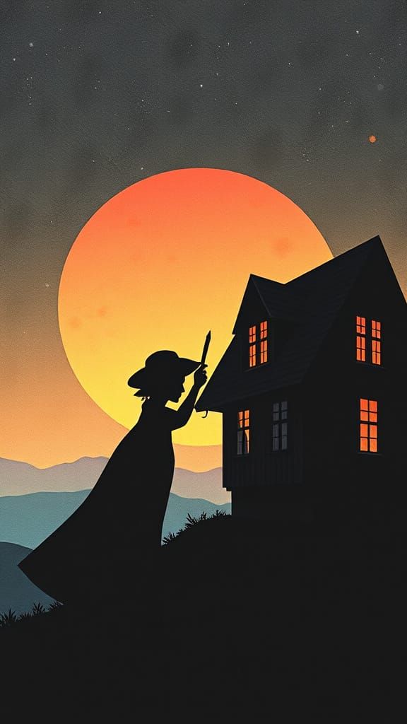 Forced Perspective Sunset Silhouette