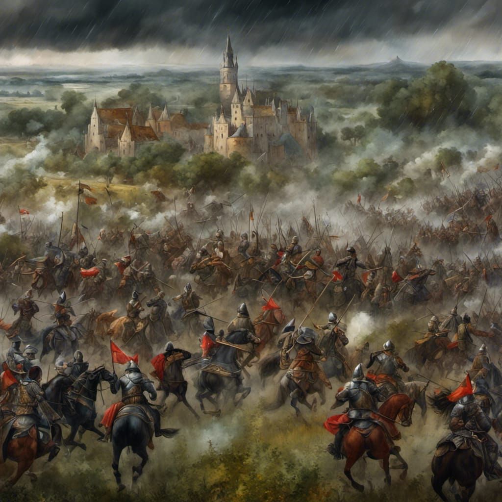 renaissance battle - AI Generated Artwork - NightCafe Creator