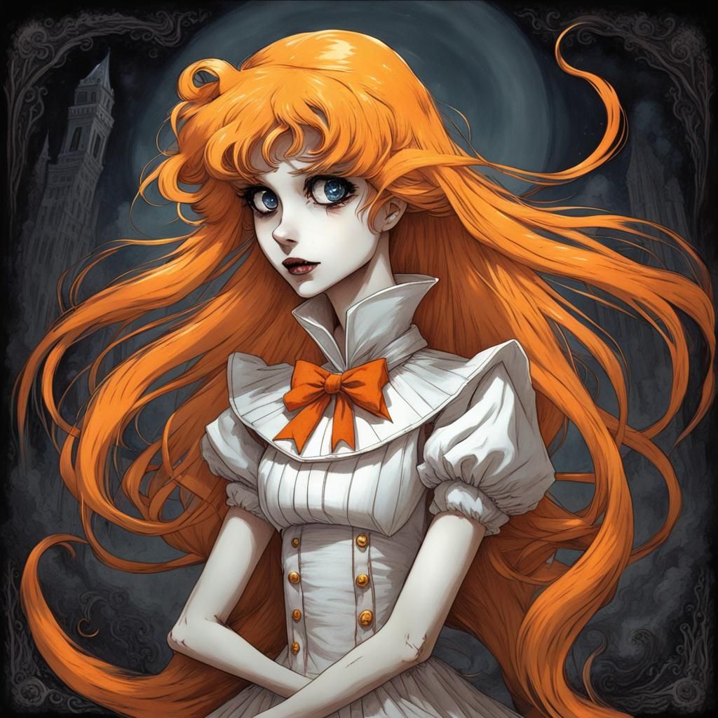 Sailor Venus as a Tim Burton character - AI Generated Artwork ...