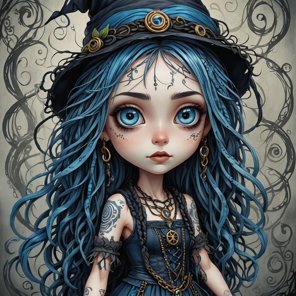 Apprentice Witch - AI Generated Artwork - NightCafe Creator