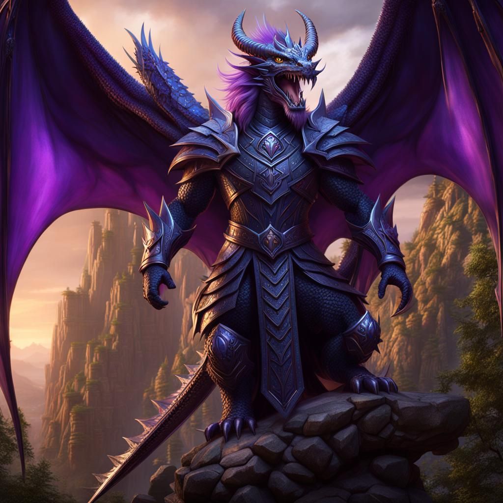 Draconian King Zibar of Draco, The Royal Order of Thuban "Portrait of ...