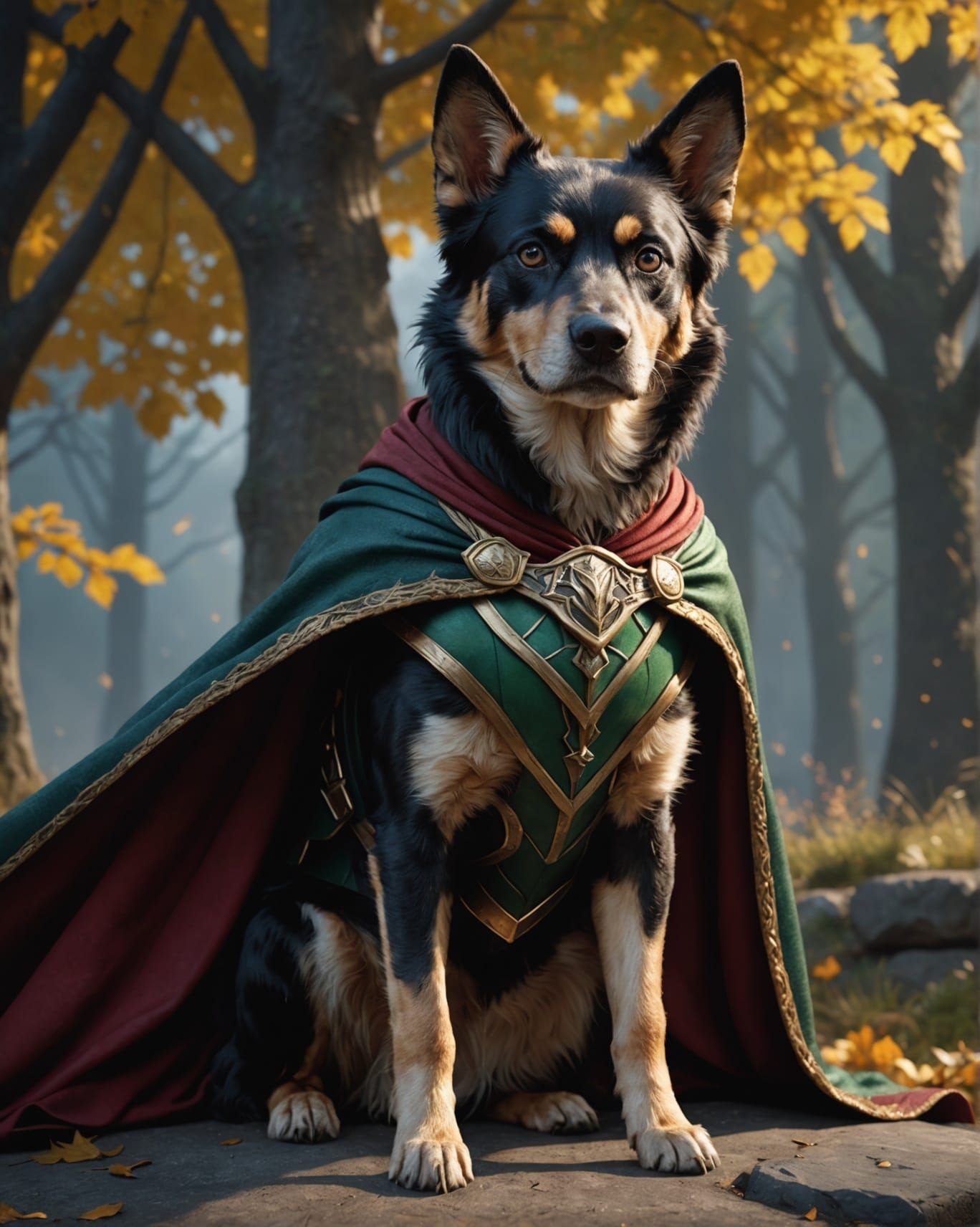 Loki in Dog Disguise - AI Generated Artwork - NightCafe Creator